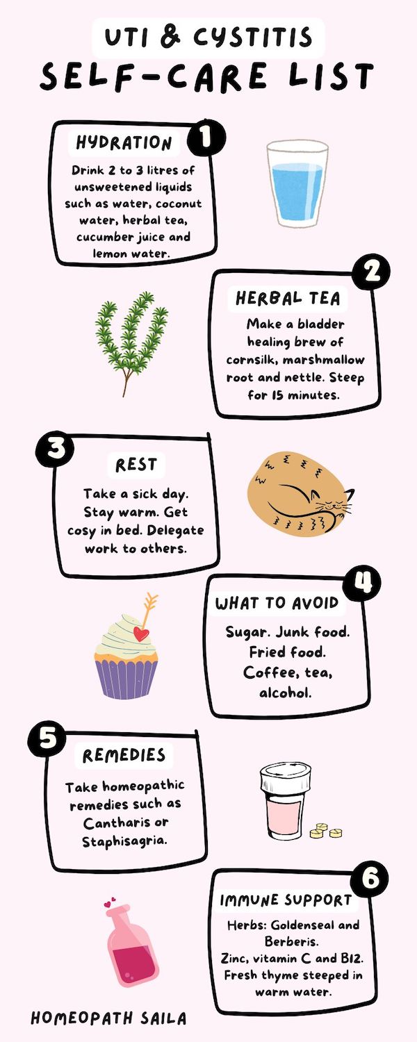 Treat UTI at home without antibiotics - Homeopathy with Saila